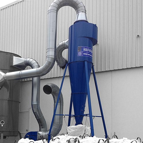 Cyclone Dust Filter | Industrial Dust Filtration | NZ Duct + Flex