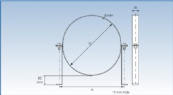 Wall Bracket Legs Galv